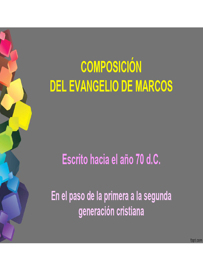 Marcos #1:10 | PDF