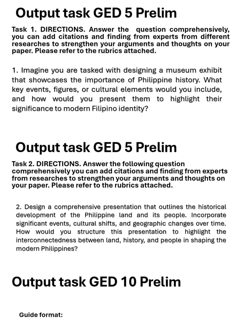 Output-task-GED-5-Prelim | PDF