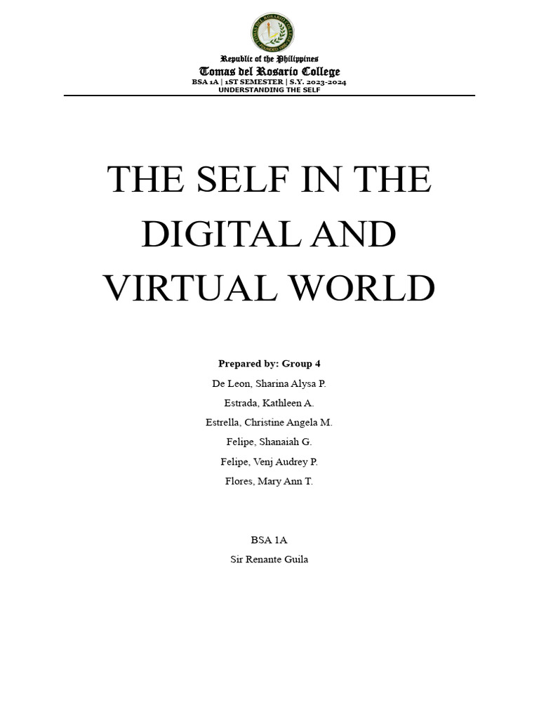 THE-DIGITAL-SELF | PDF