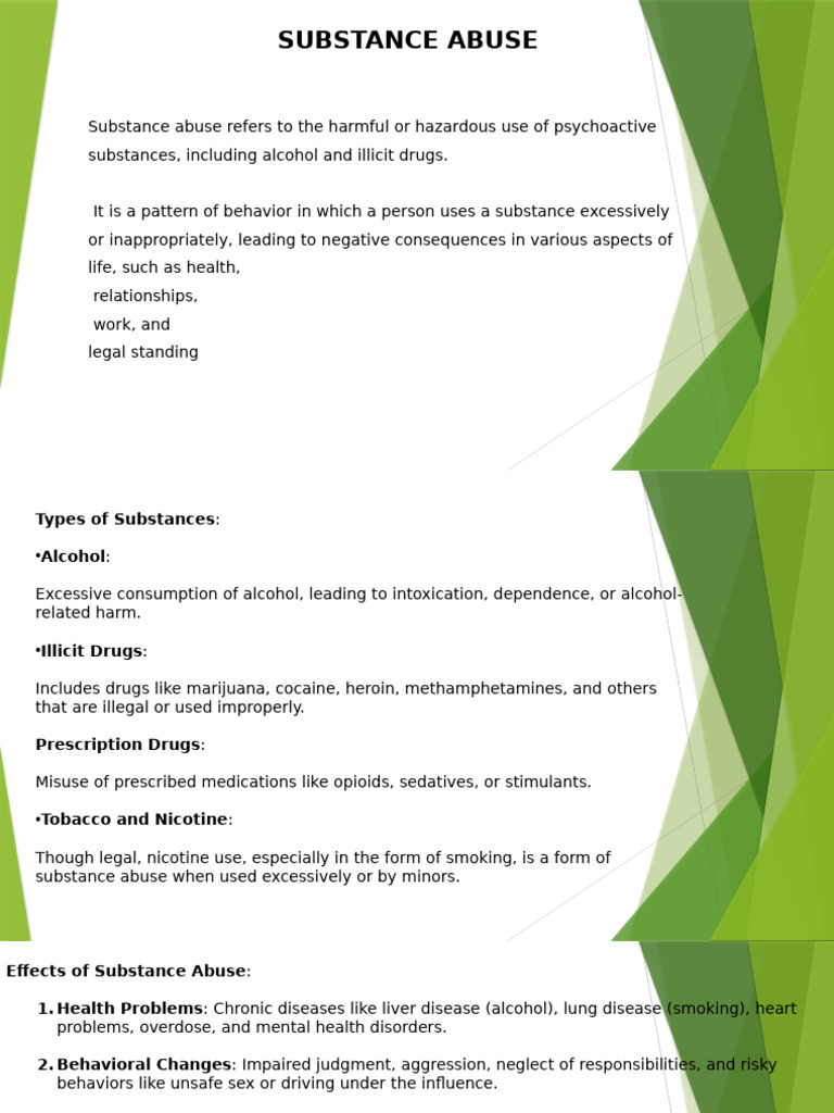 Substance Abuse | PDF