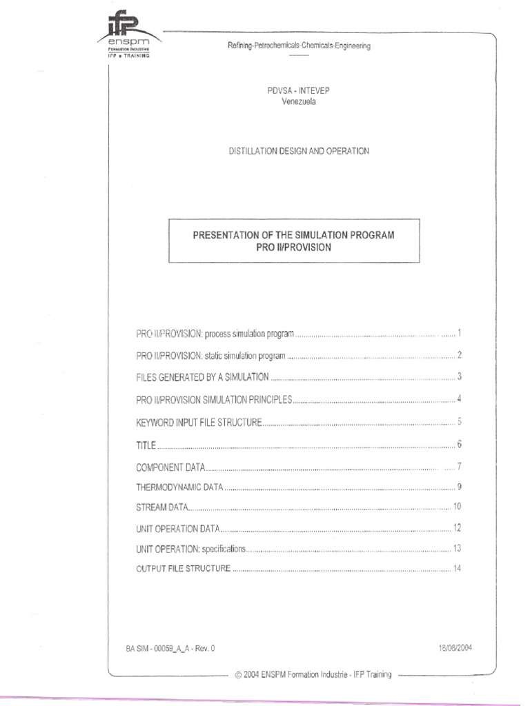 Curso IFP Cap 1 - PRO II Presntation | PDF