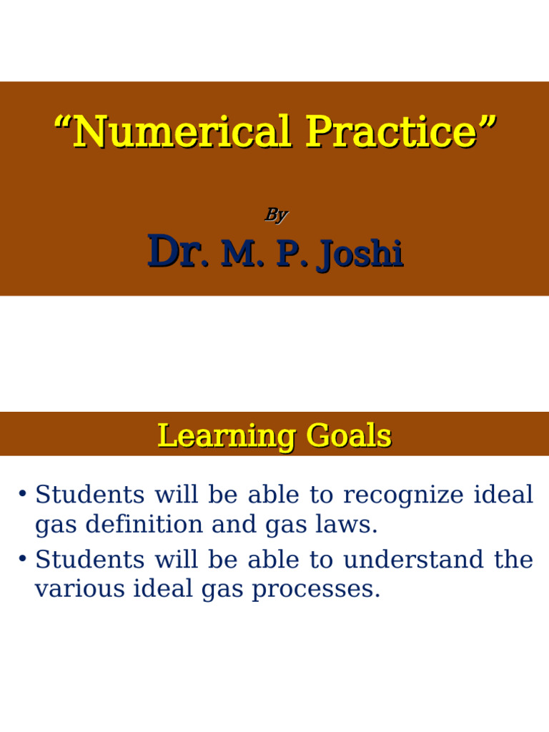Unit II Numericals - 1 | PDF