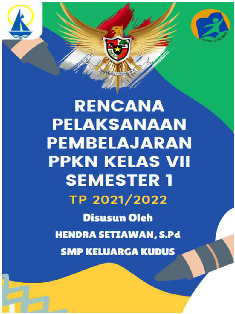 Perangkat Pembelajaran PPKN KELAS VII Semester 1 TP 2021 2022 | PDF