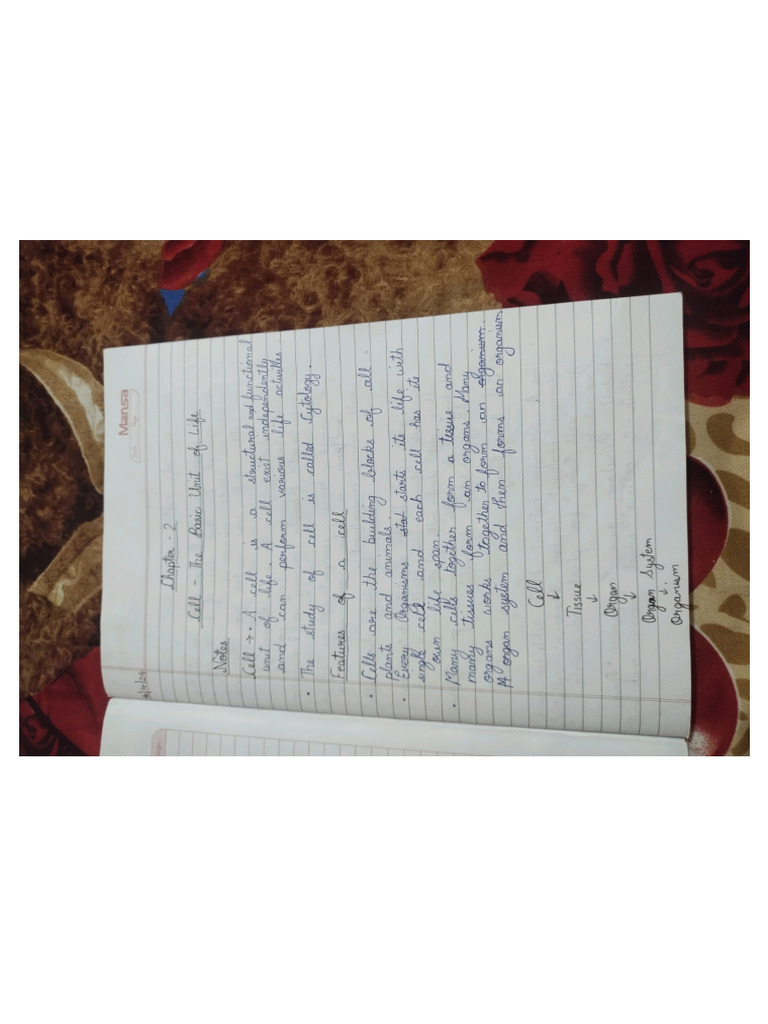 Biology Work-1 | PDF