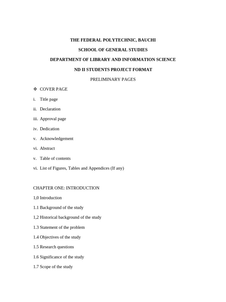 project format guidelines.docx edt | PDF