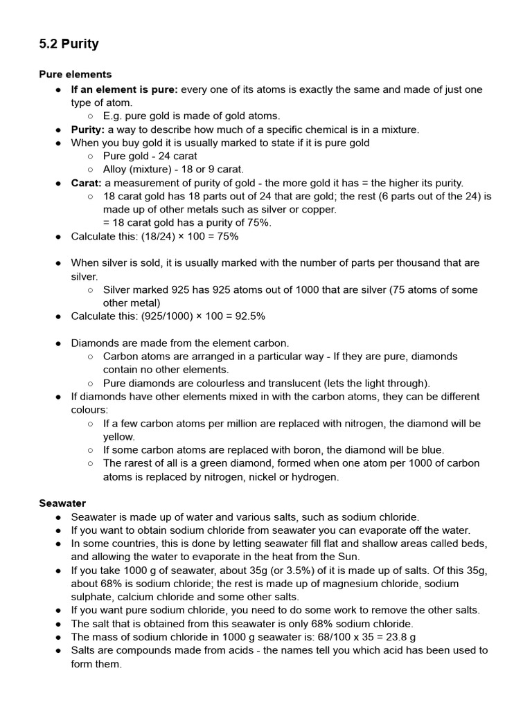 5.2 Purity | PDF