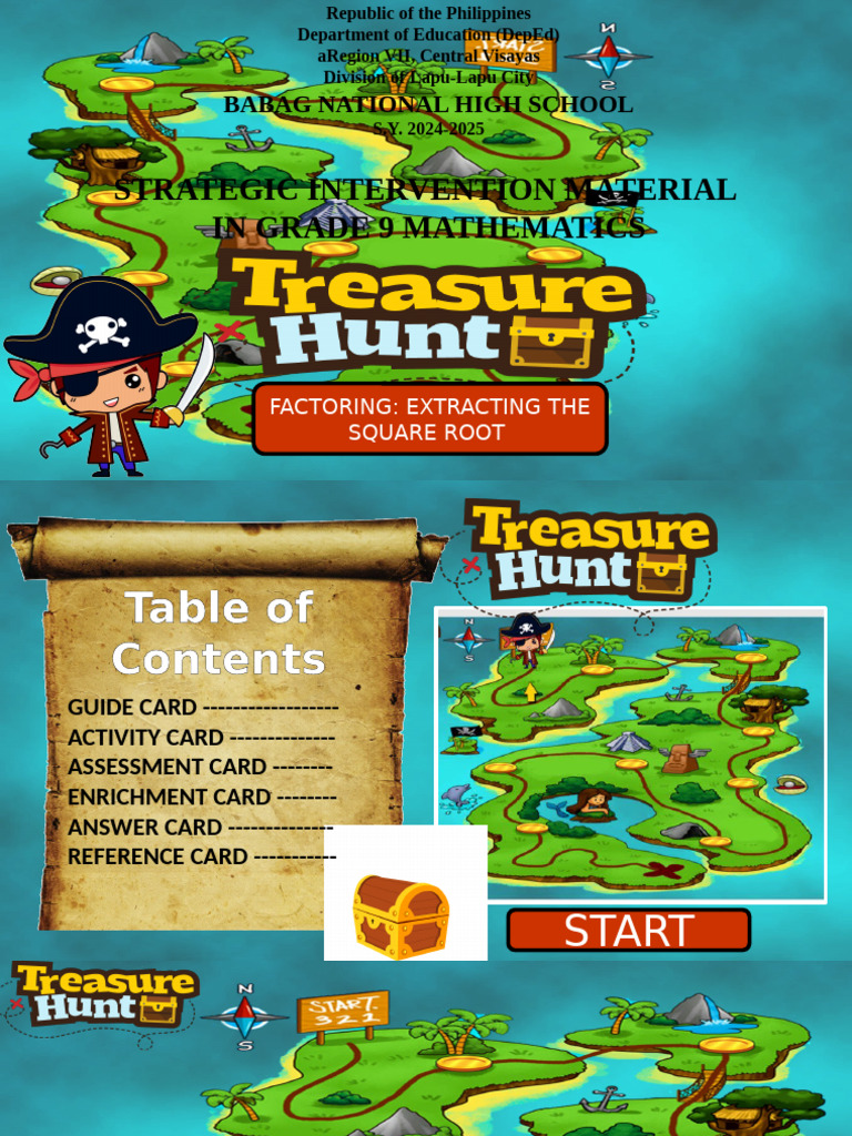 Treasure Hunting Powerpoint Template | PDF