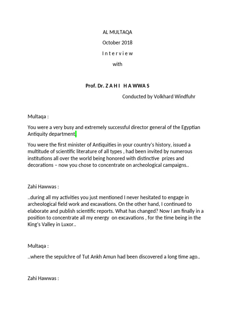 Zahi Hawwas English | PDF