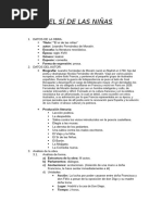 El Si de Las Ninas Resumen Completo Por Actos y Personajes | PDF