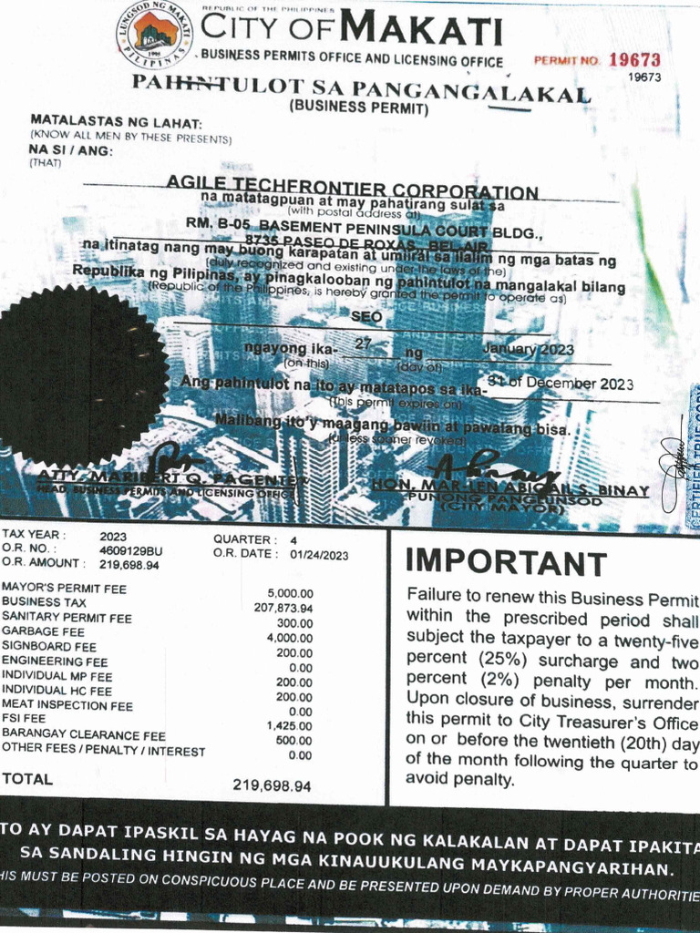 Valid-Mayor's-Business-Permit | PDF