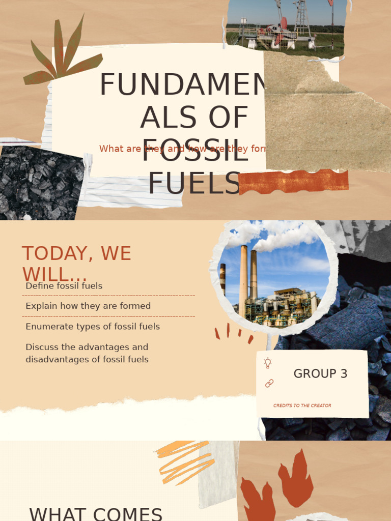 Fossil Fuels Earth Science | PDF