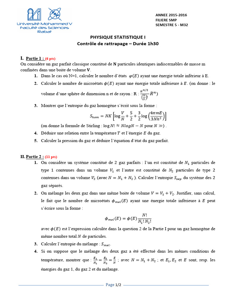2015 Rattrapage | PDF