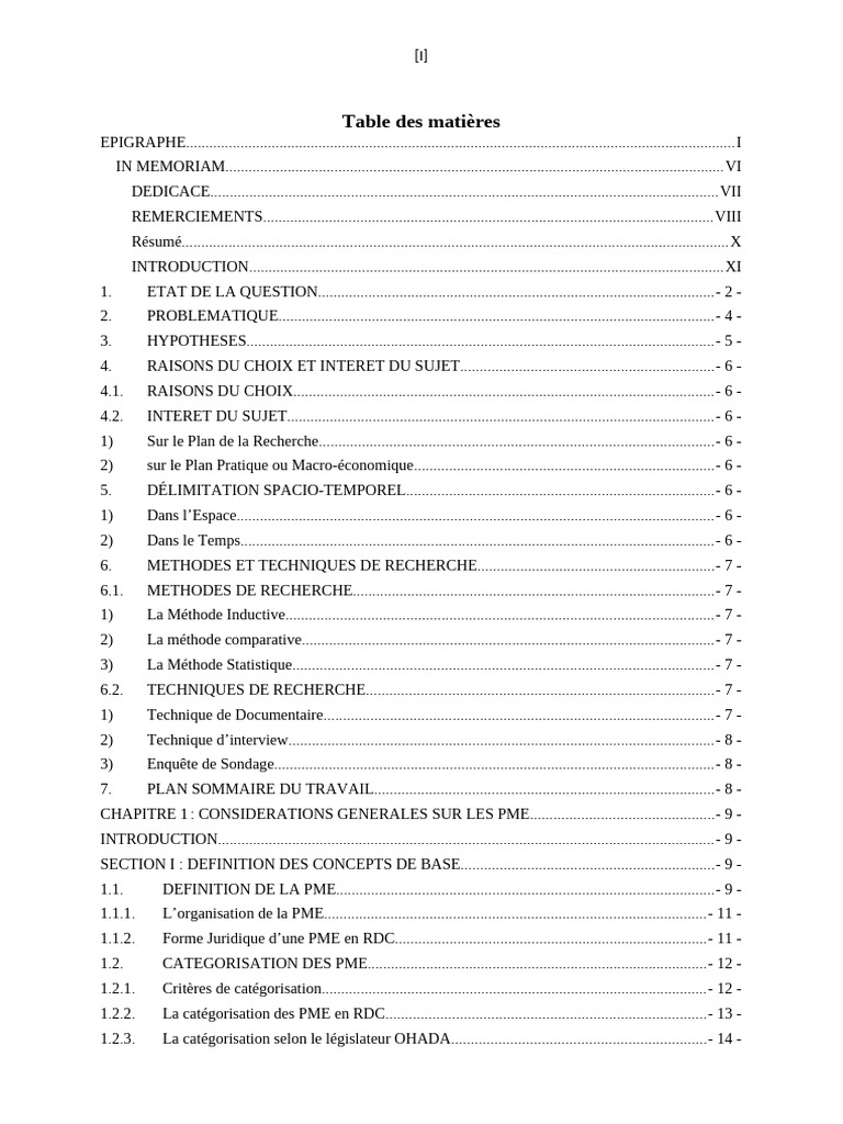 Memoire Chado Copie Originale | PDF