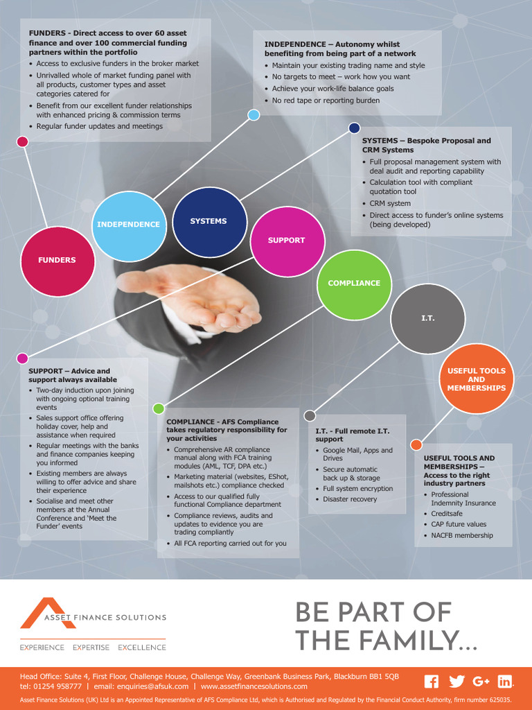 AFS - Be Part of The Family Advert | PDF | Regulatory Compliance ...