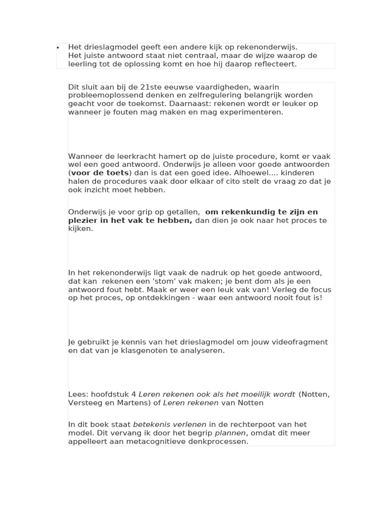 Drieslagmodel | PDF
