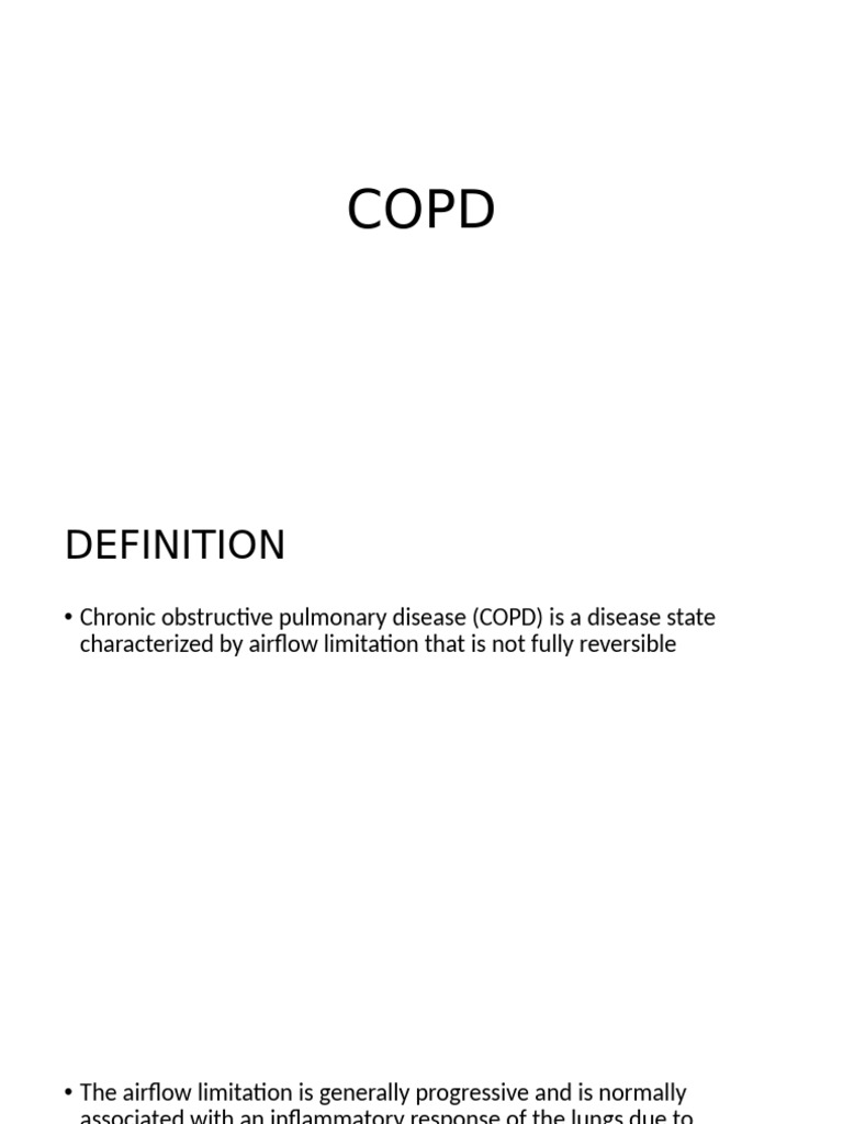Copd | PDF