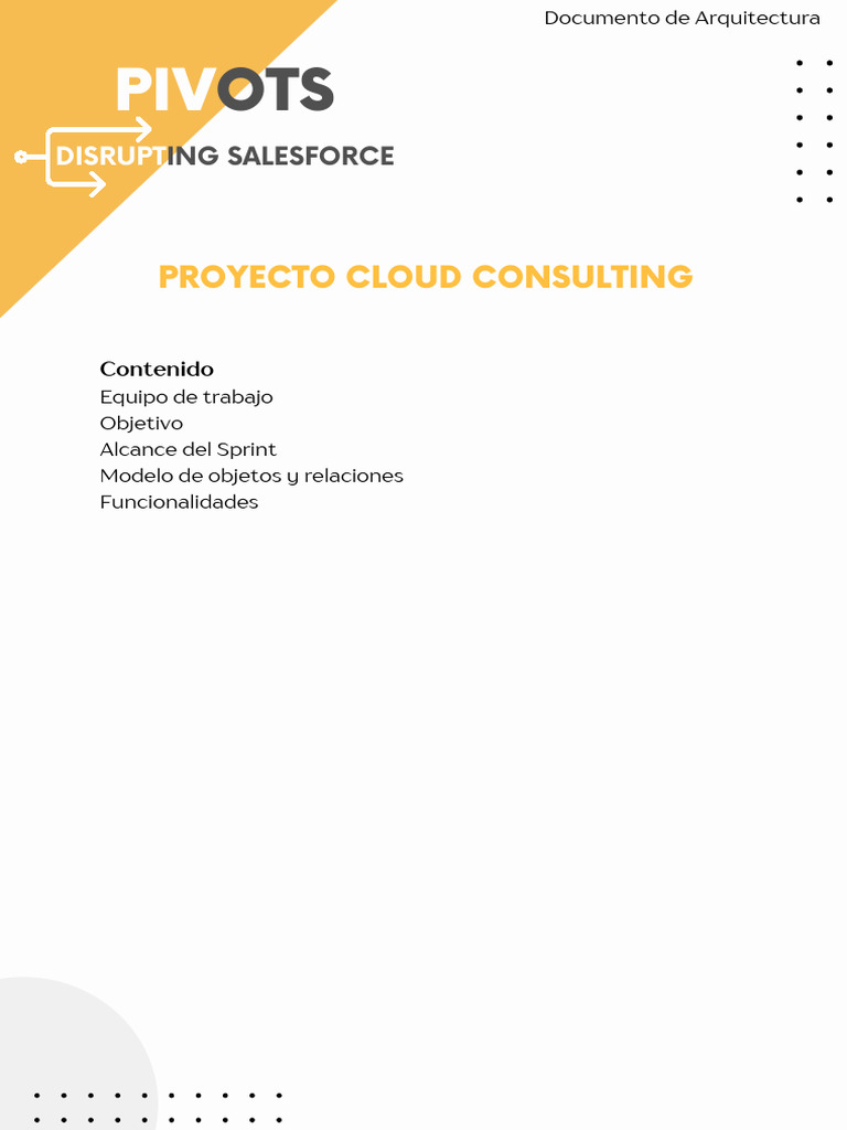 Documento_de_Arquitectura PIVOTS | PDF