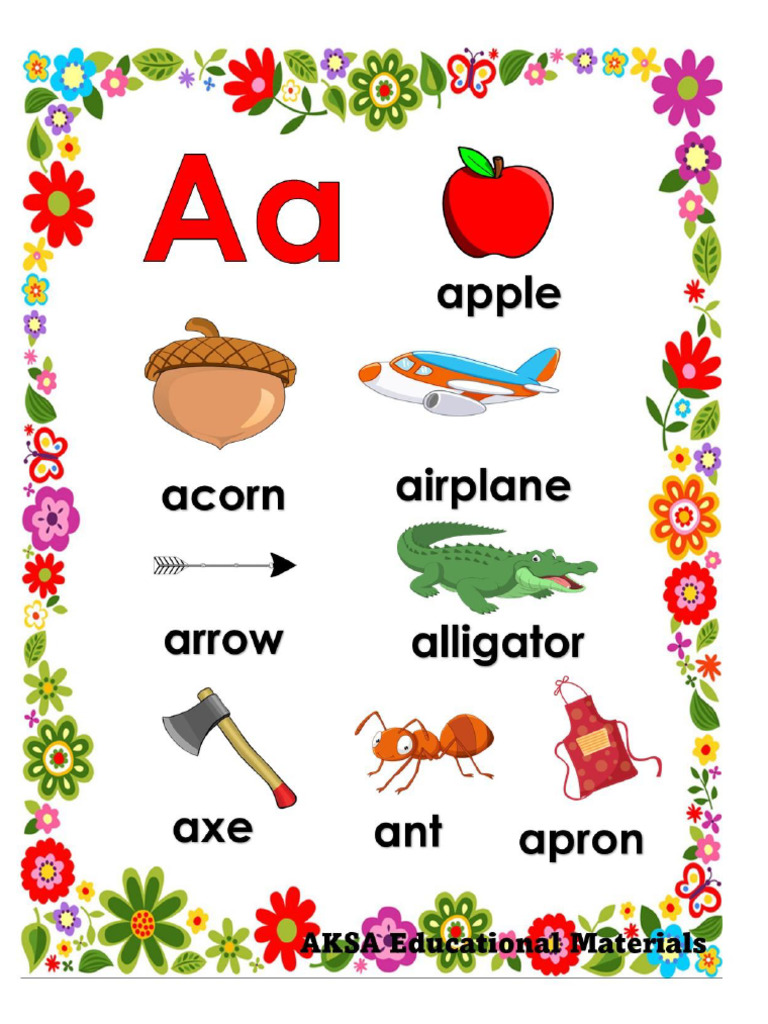 Let's Read A-Z Words | PDF