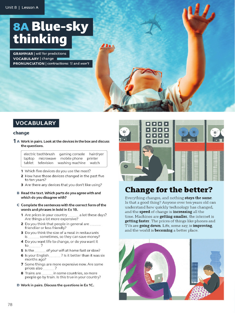 8A Blue-Sky Thinking Lesson (Will) | PDF