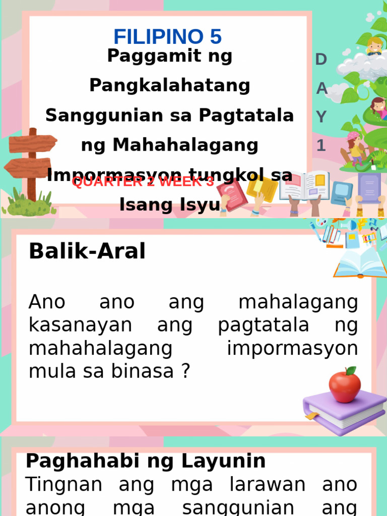 Filipino 5-Q2-W3 | PDF