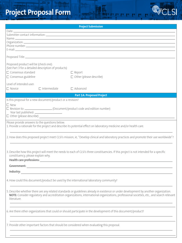 Projectproposalform - 6 25 21 | PDF