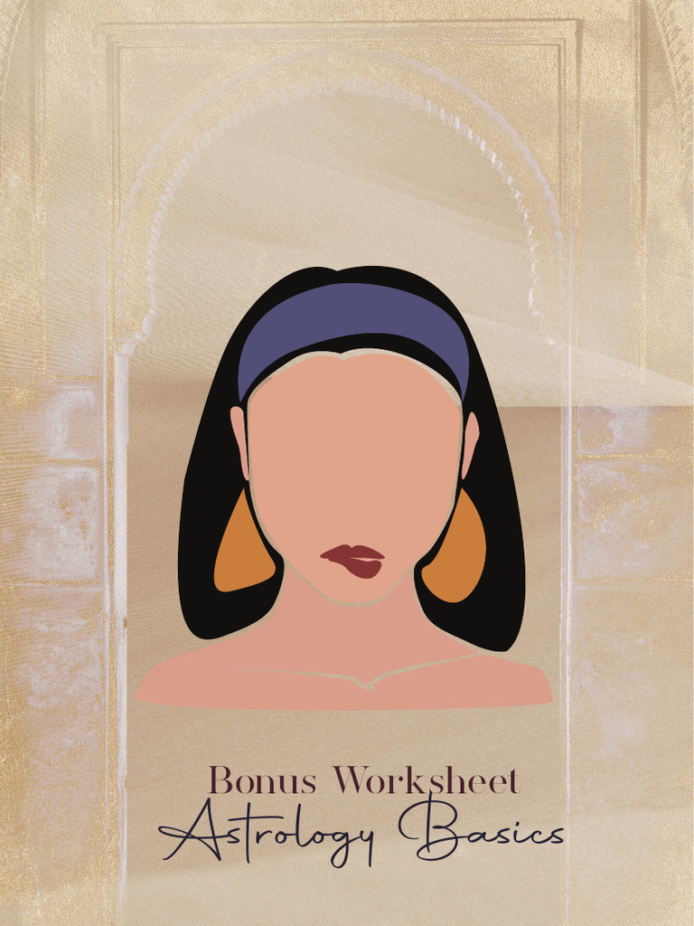 Astrology Basics 2023 Bonus Worksheet Fillable | PDF