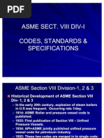 Asme Sect. Viii Div-I Codes, Standards & Specifications | PDF | Heat ...