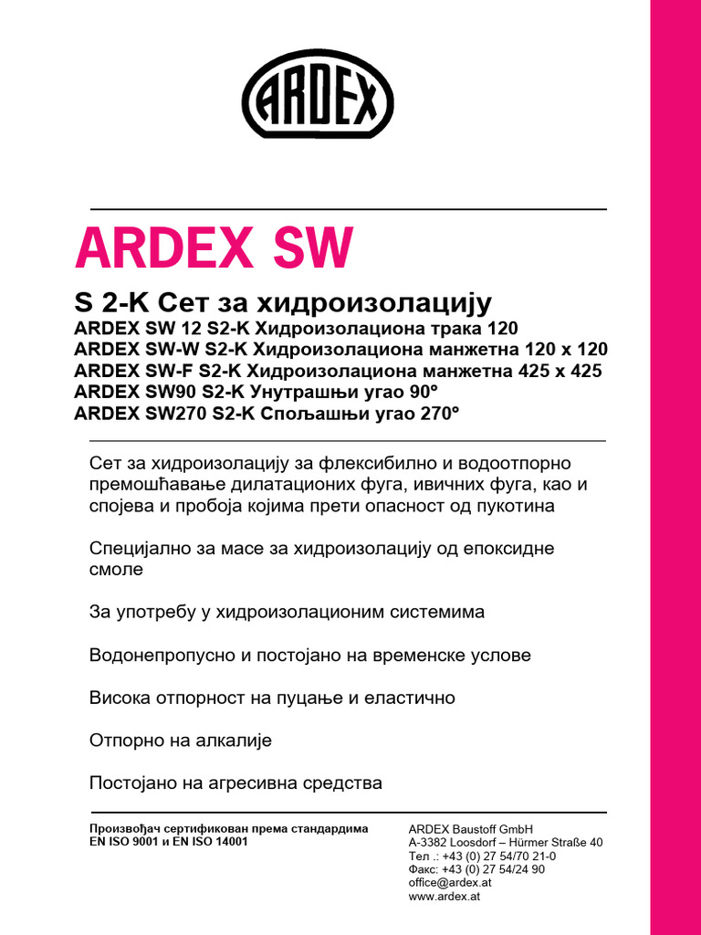 1359-tl Ardex SW | PDF