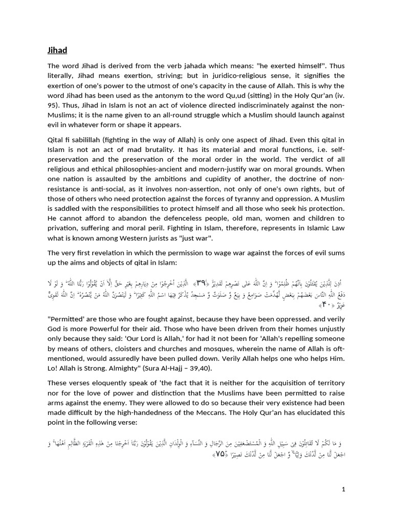 Jihad | PDF