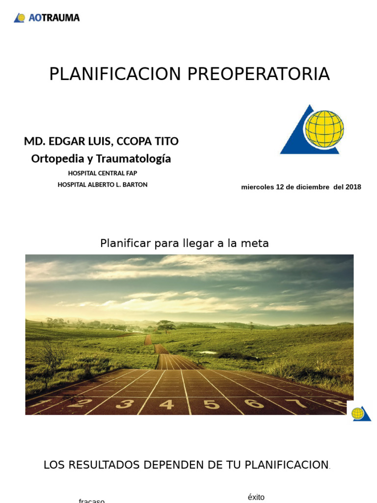 Planificacion Preoperatoria | PDF