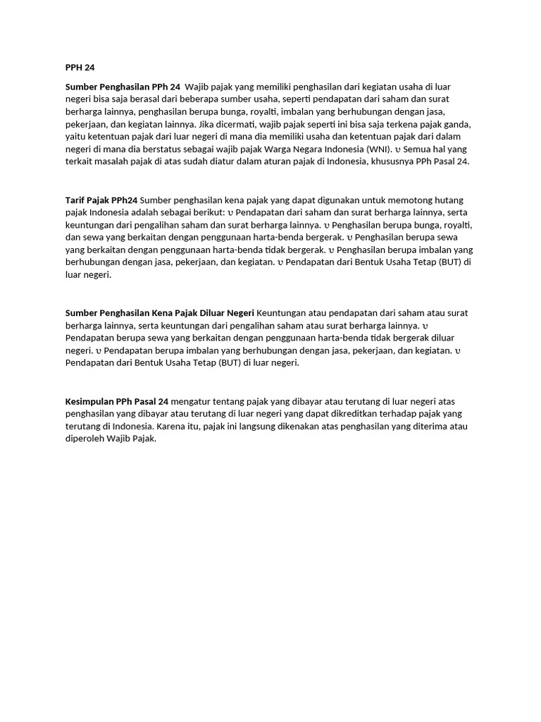 PPH 24 | PDF