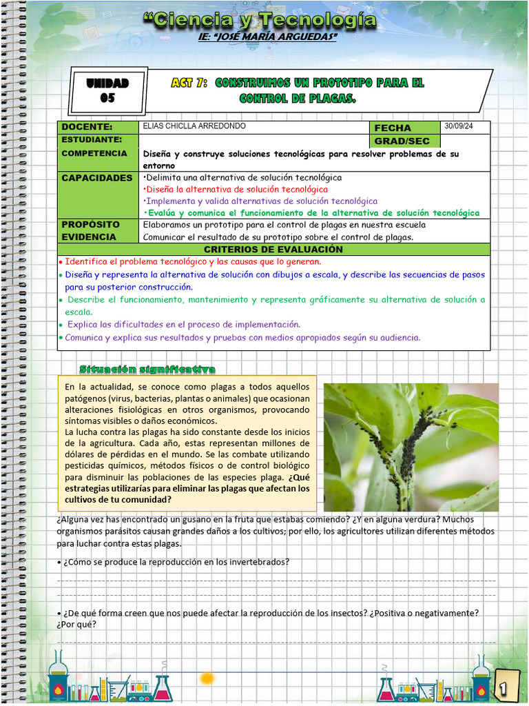 E-4º Act 7 Cyt Und 5 - Sem 5 | PDF