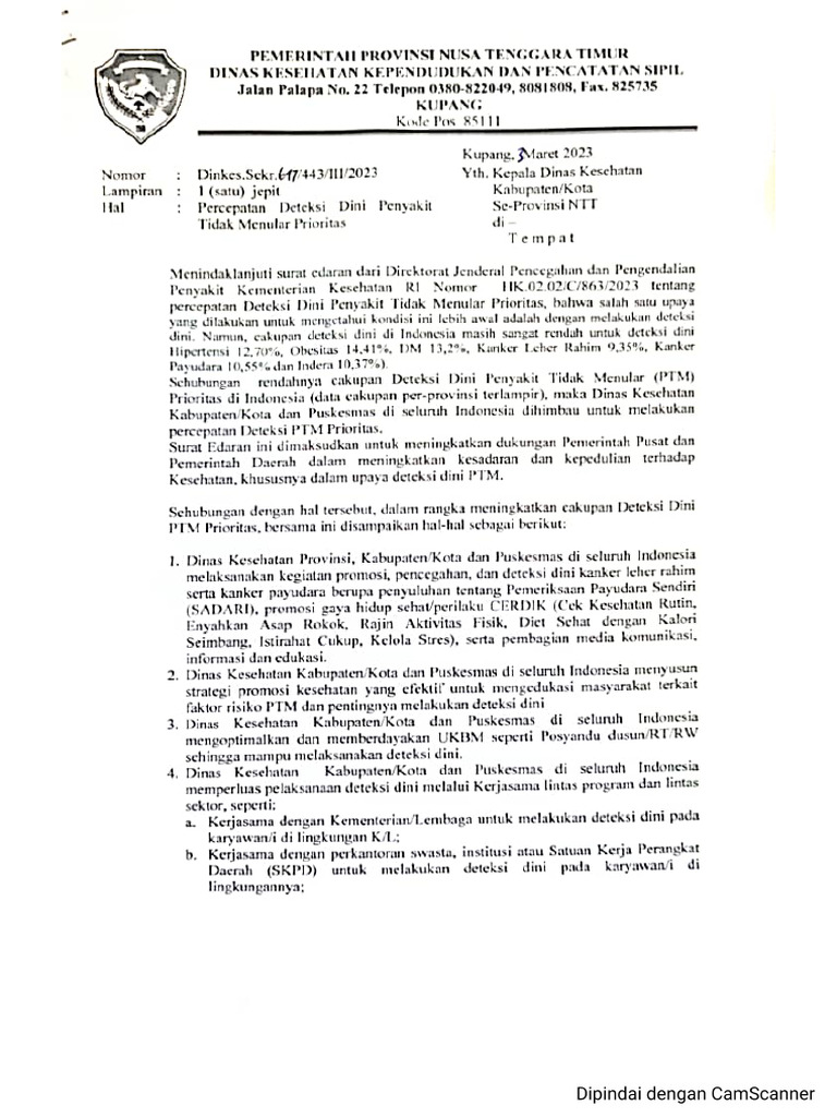 Percepatan Deteksi Dini | PDF