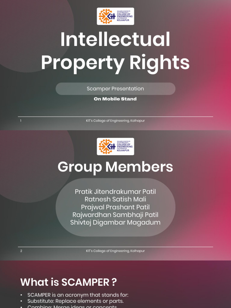IPR Mobile Stand | PDF