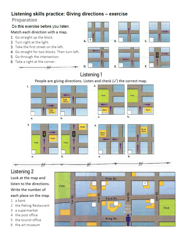 Unit13-Directions NEW | PDF