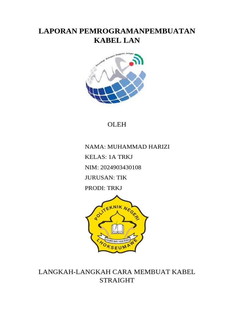 Laporan Kabelan Muhammad Harizi | PDF