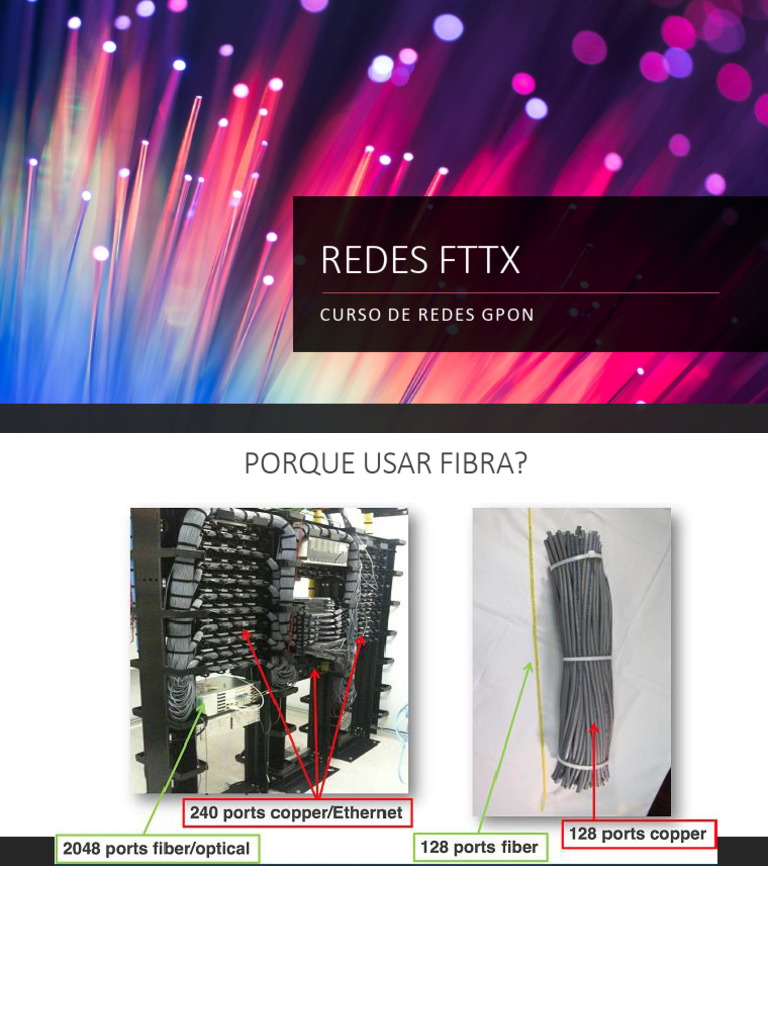 Webinar 7-Módulo 4-REDES FTTX | PDF