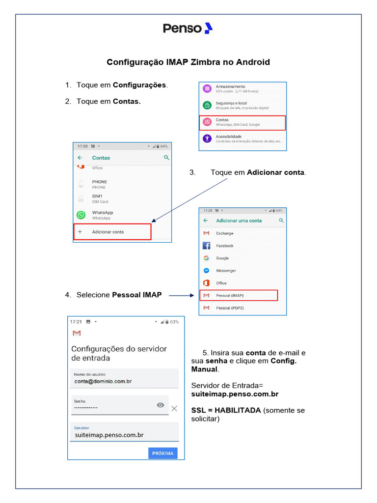 ZIMBRA SUITE IMAP - Android | PDF