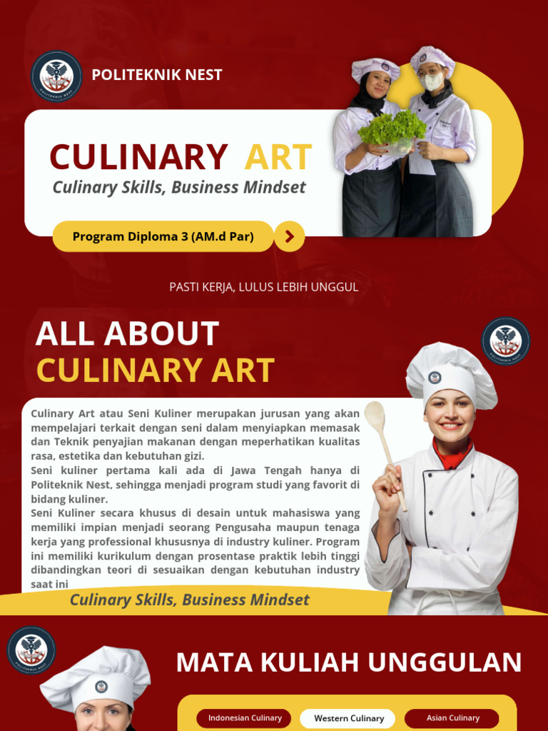 Culinary Art Brosur | PDF