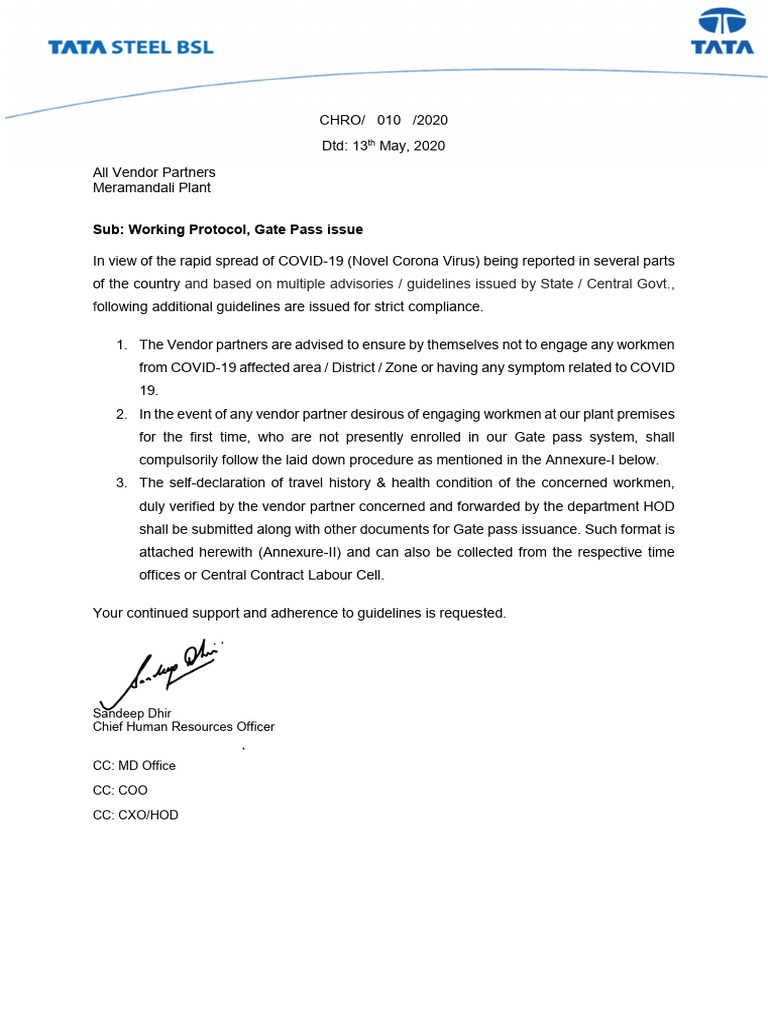 Self Declaration Format | PDF