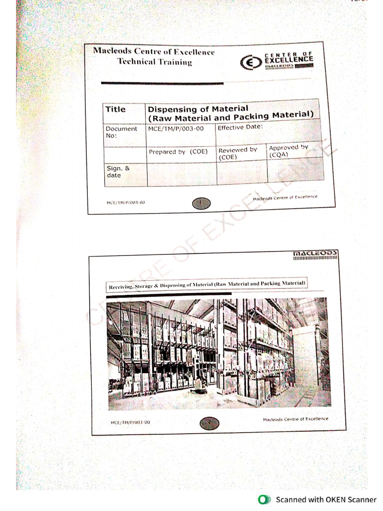 Dispensing of Material | PDF