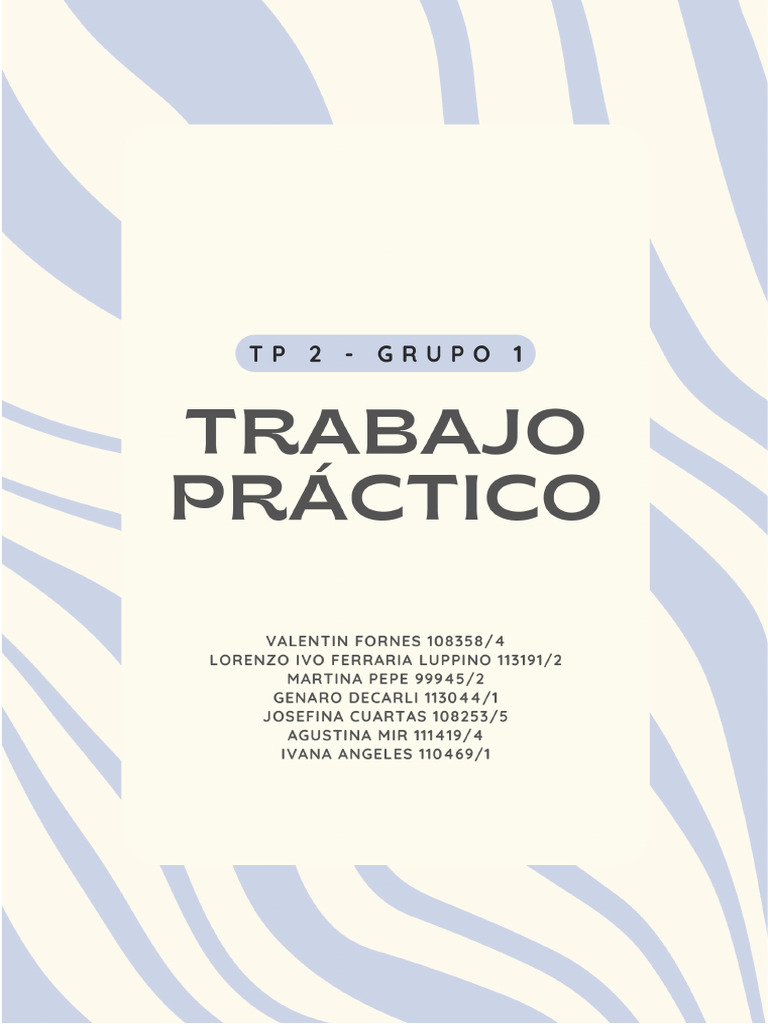 TP #2 - Grupo 1 | PDF | Business | Bancos