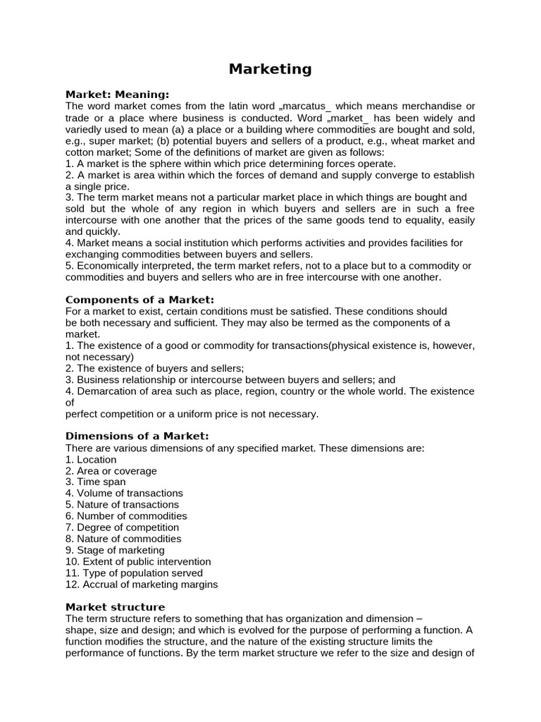 Marketing Notes | PDF | Auction | Business