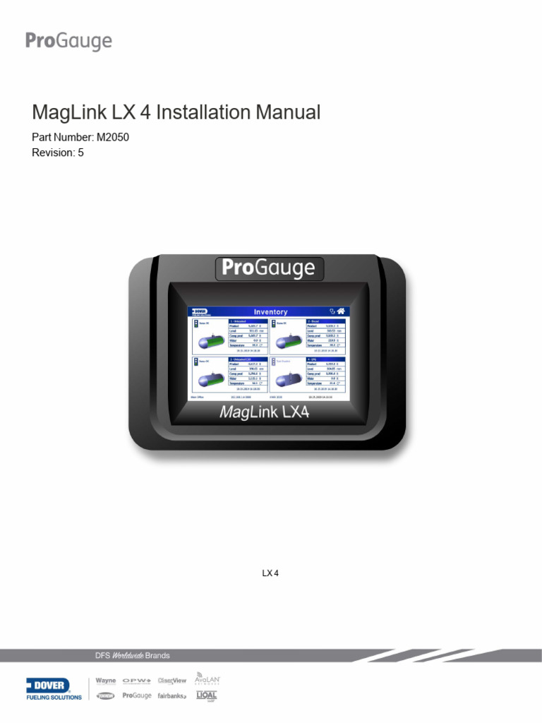 m2050 Eu Lx4 Installation Manual | PDF
