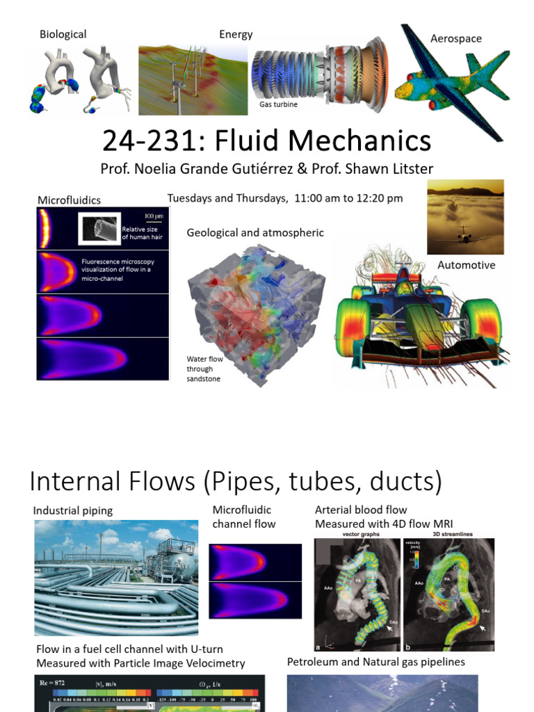 Introduction To Fluid Mechanics Course, Carnegie Mellon University ...