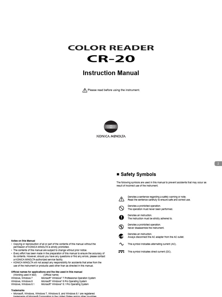 cr20 Manual Eng | PDF