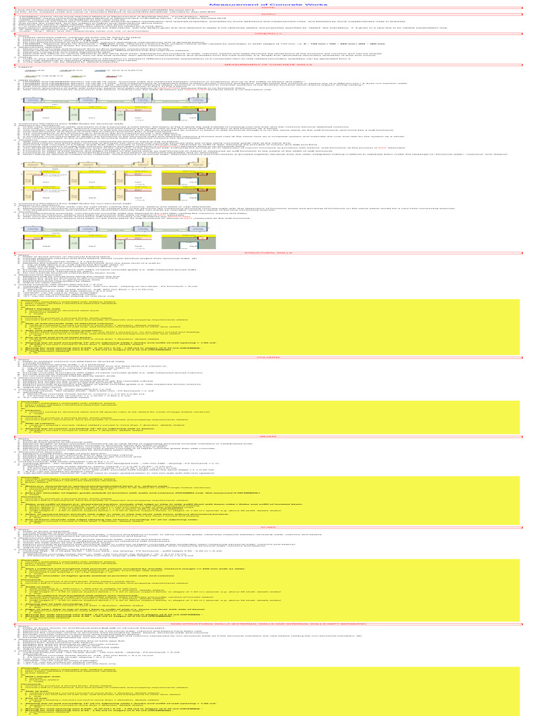 HKSMM4R Guidelines for Concrete Measurement | PDF | Concrete | Beam ...