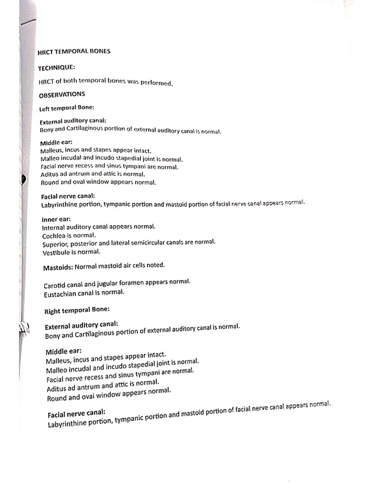 Attico Antral Csom | PDF