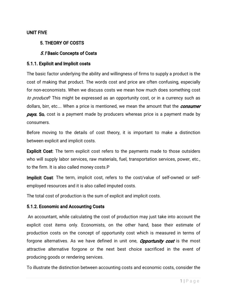 Micro Economics | PDF