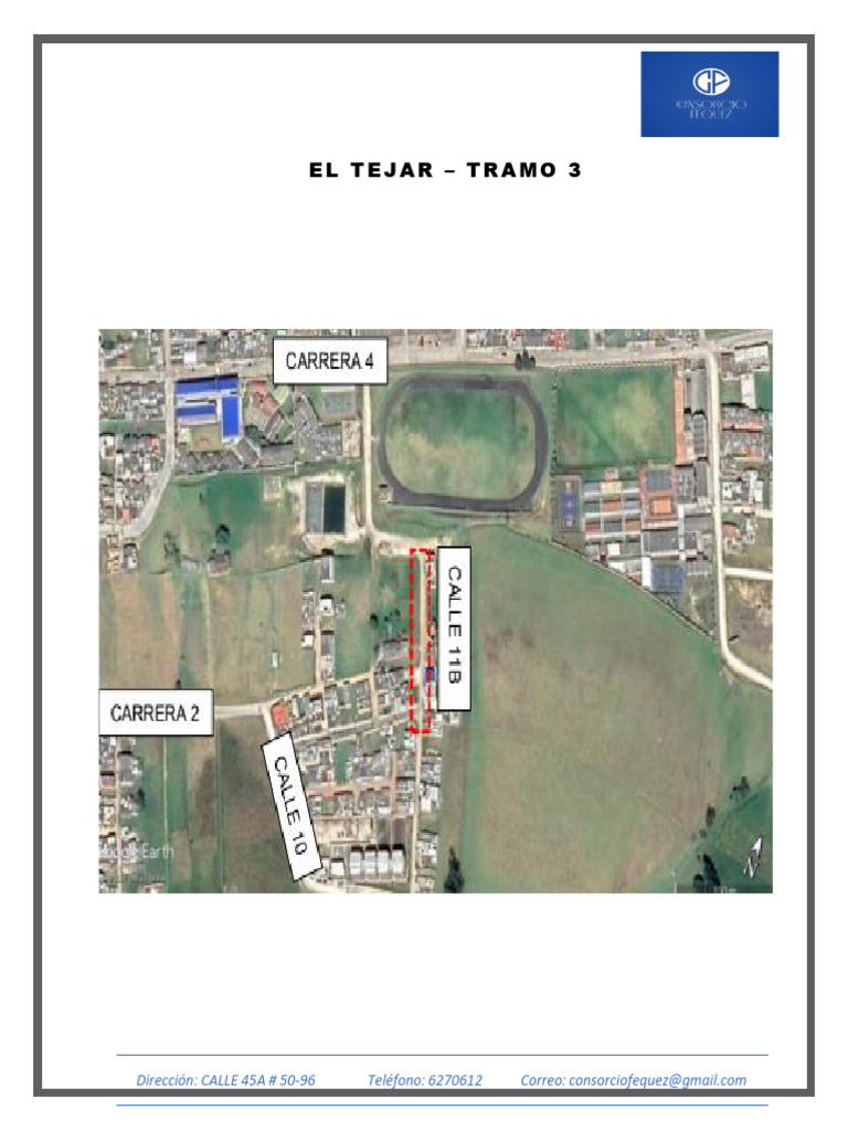 Informe Topografico El Tejar y Ecobarrio Choconta Cundinamarca | PDF